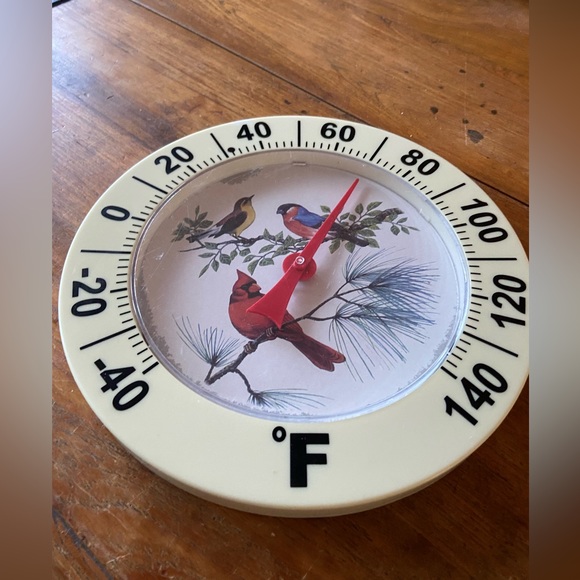 Wall Decor | Bird Themed Outdoor Weather Thermometer | Poshmark